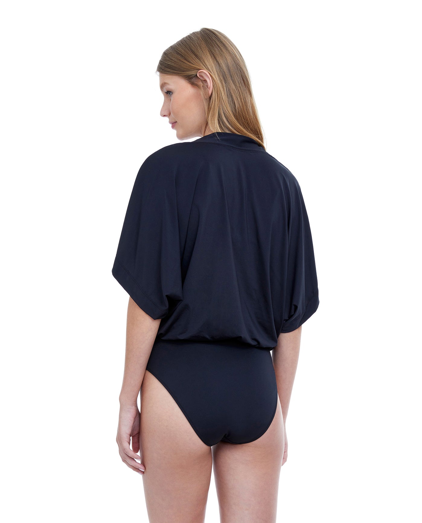 Gottex Couture Flirtation V Neck Blouson One Piece Swimsuit One Piece